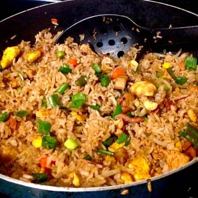 Arroz estilo cubano - ¿Qué cocino hoy?